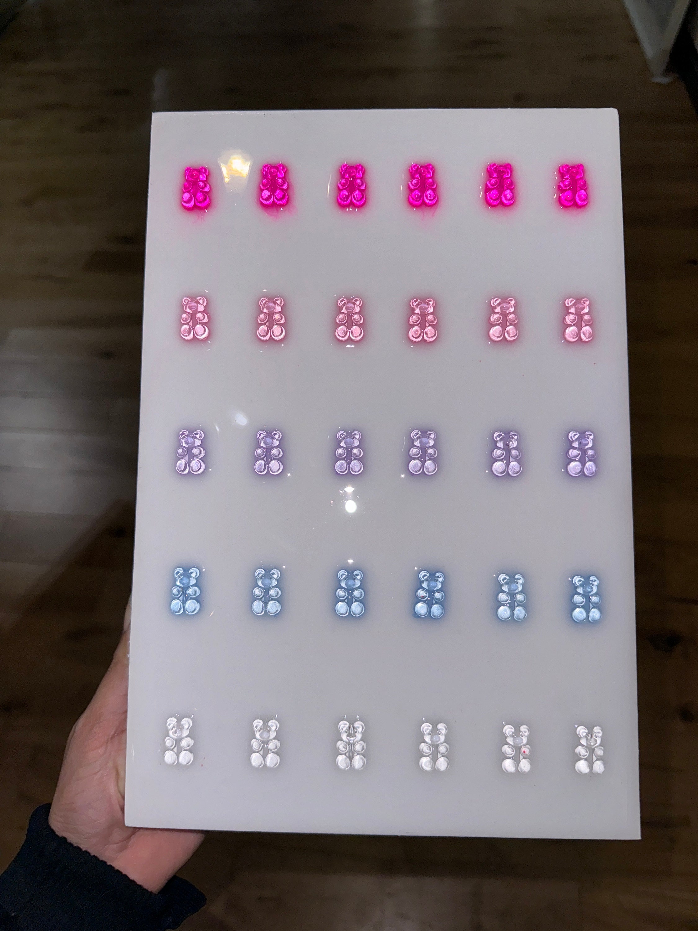 3D Gummy Bear Resin Painting. - Etsy