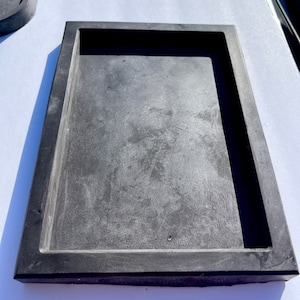 Black Rectangular Ceramic Tray - Etsy