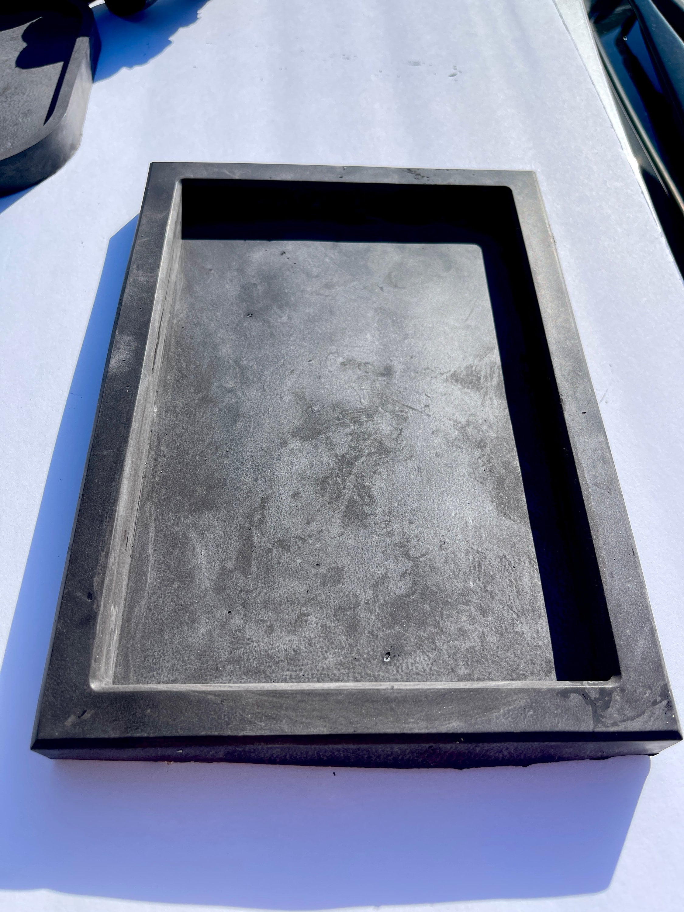 Black Rectangular Ceramic Tray - Etsy