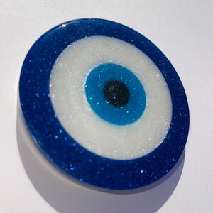 Blue Evil Eye Coasters | Coasters Each SOLD INDIVIDUALLY - Etsy