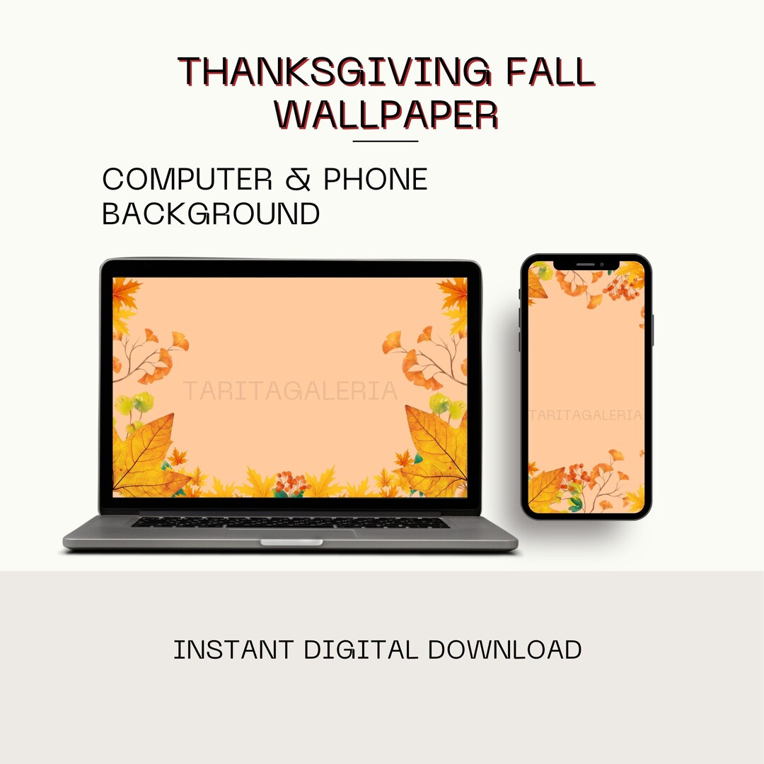 Thanksgiving Background for Desktop & Mobile Phones. Fall Themed ...