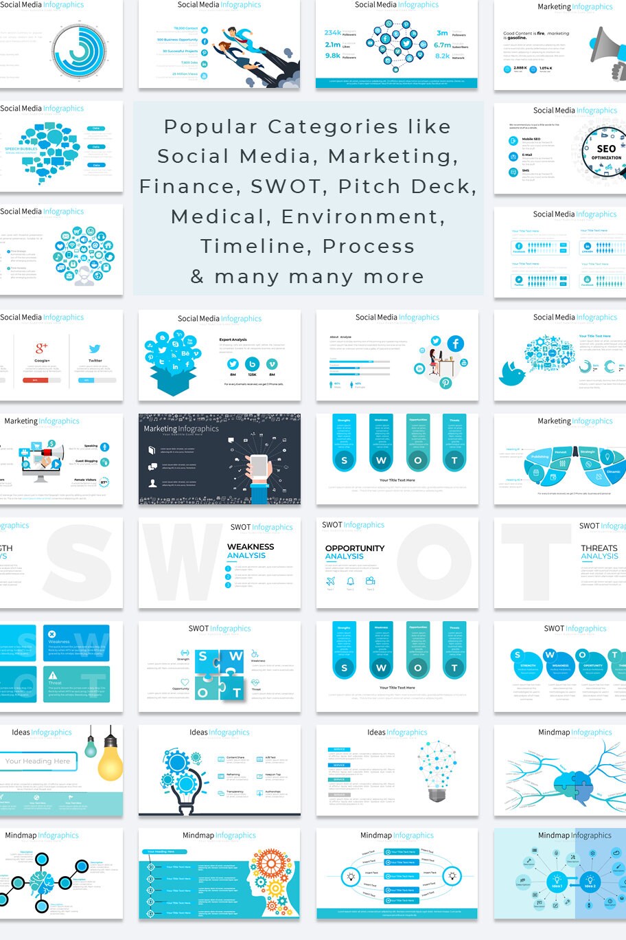 2024 Presentation Template Bundle | 600 Unique Slides | 30 Categories ...