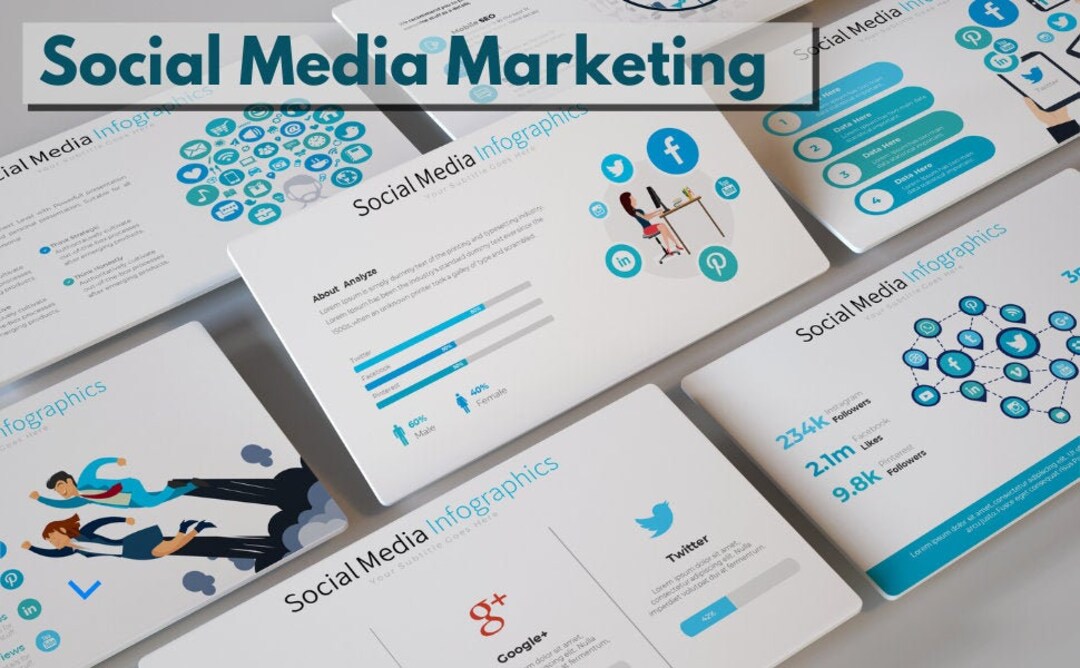 Social Media Presentation Template | Social Media Marketing ...