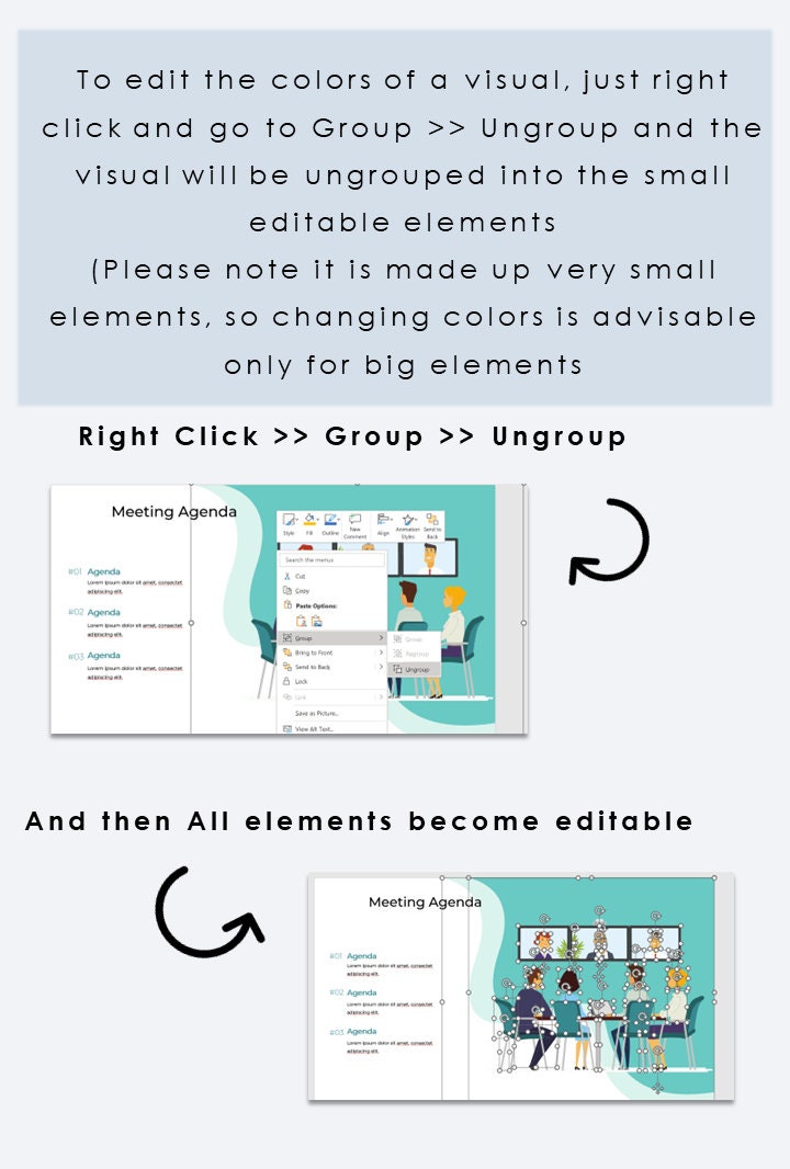 2024 Visual Presentation Template Slides | Visual Graphic Slides| 80 ...