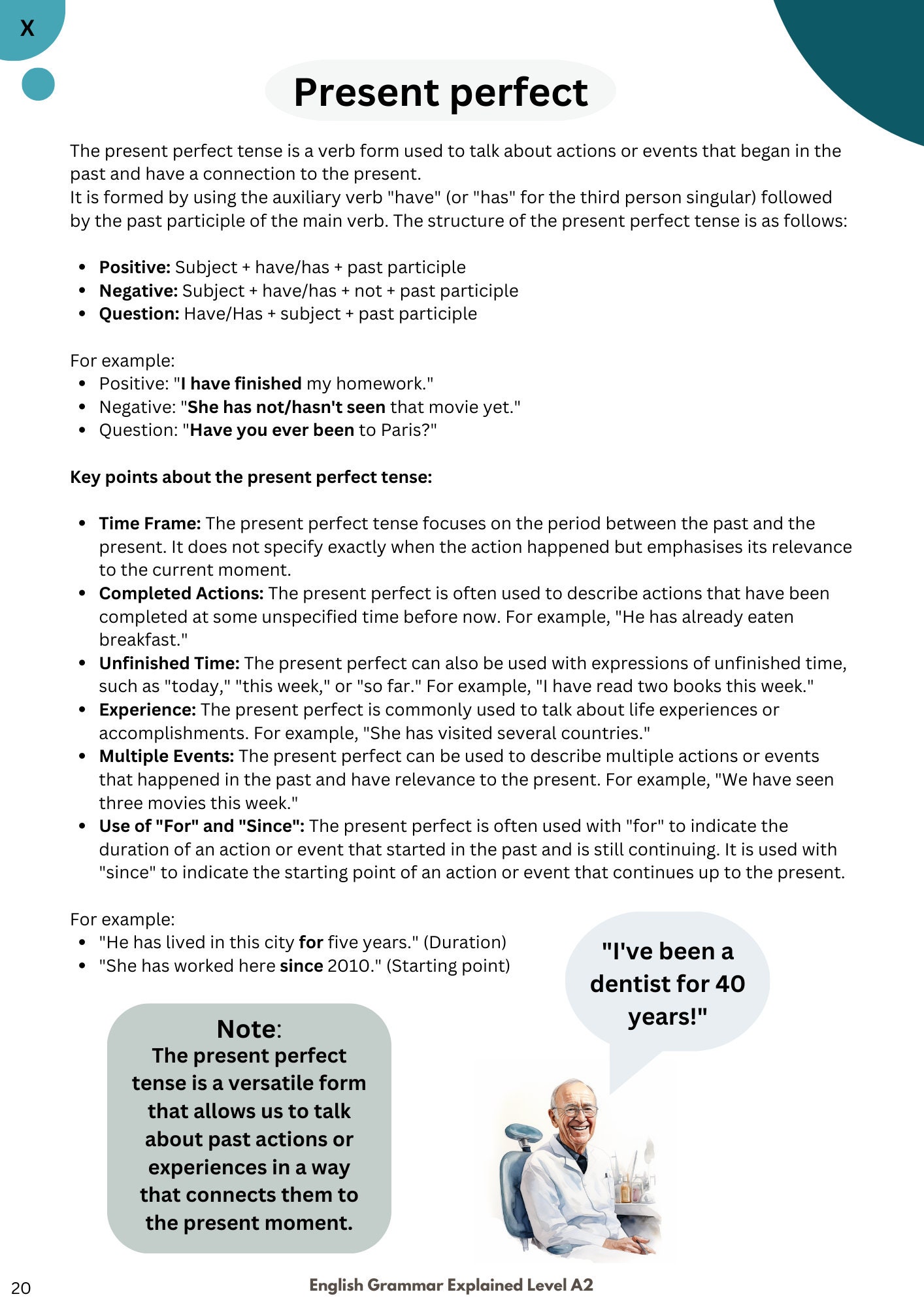 English Grammar Book Level A2 Elementary - English Worksheets (PDF ...