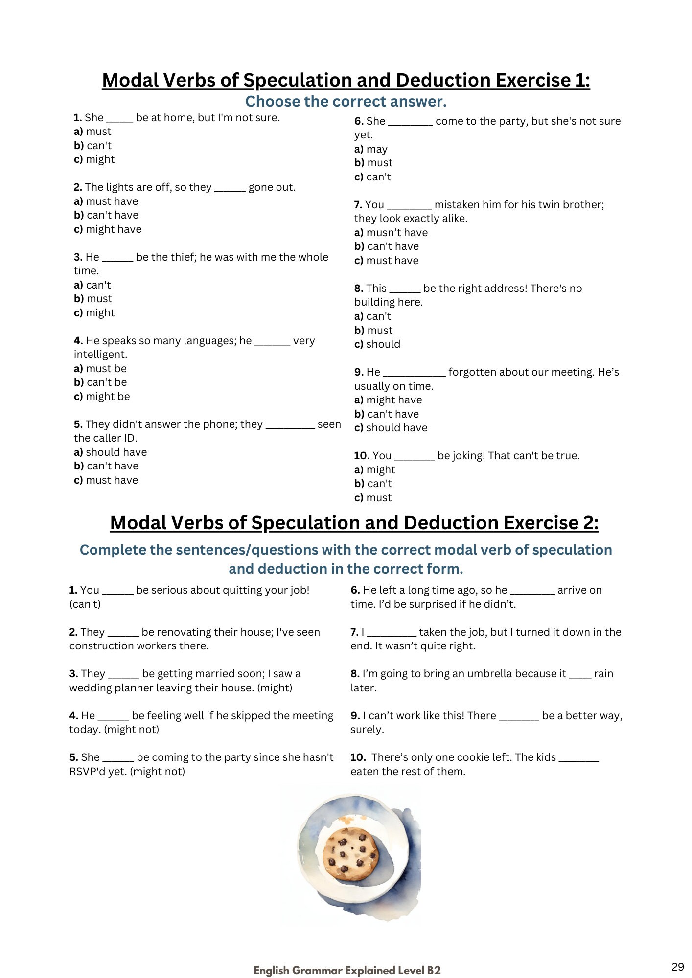 English Grammar Book Level B2 Upper Intermediate - English Worksheets ...