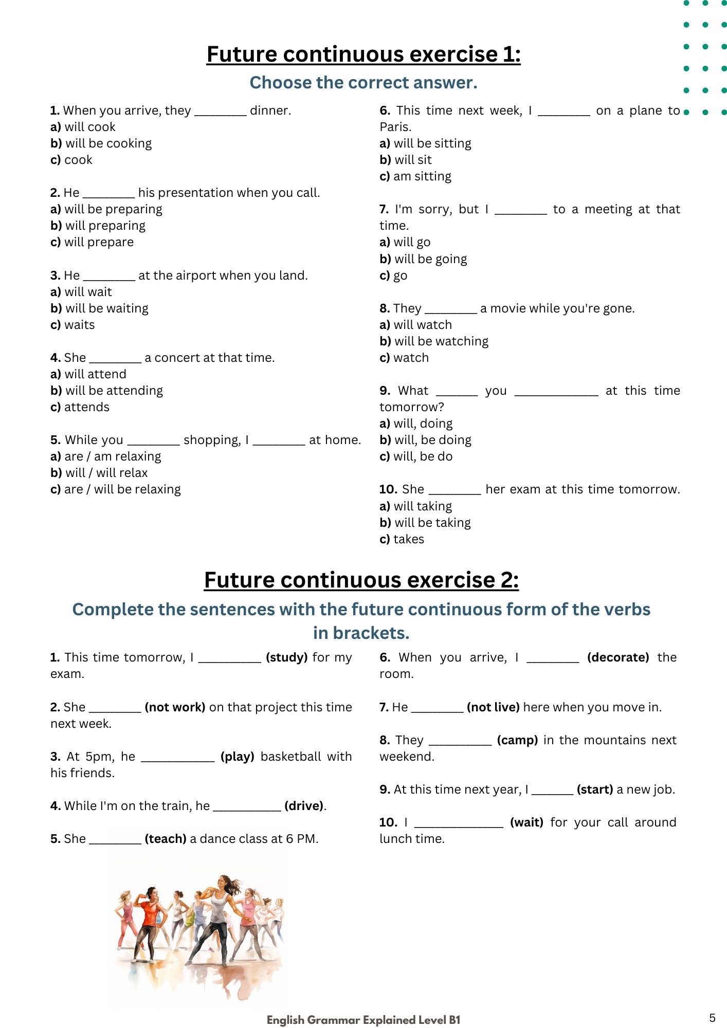 English Grammar Book Level B1 Intermediate - English Worksheets (PDF ...