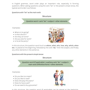 English Present Tenses (printable Worksheets) - Explanations ...
