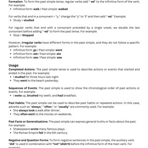English Grammar Book Level A2 Elementary - English Worksheets (PDF ...