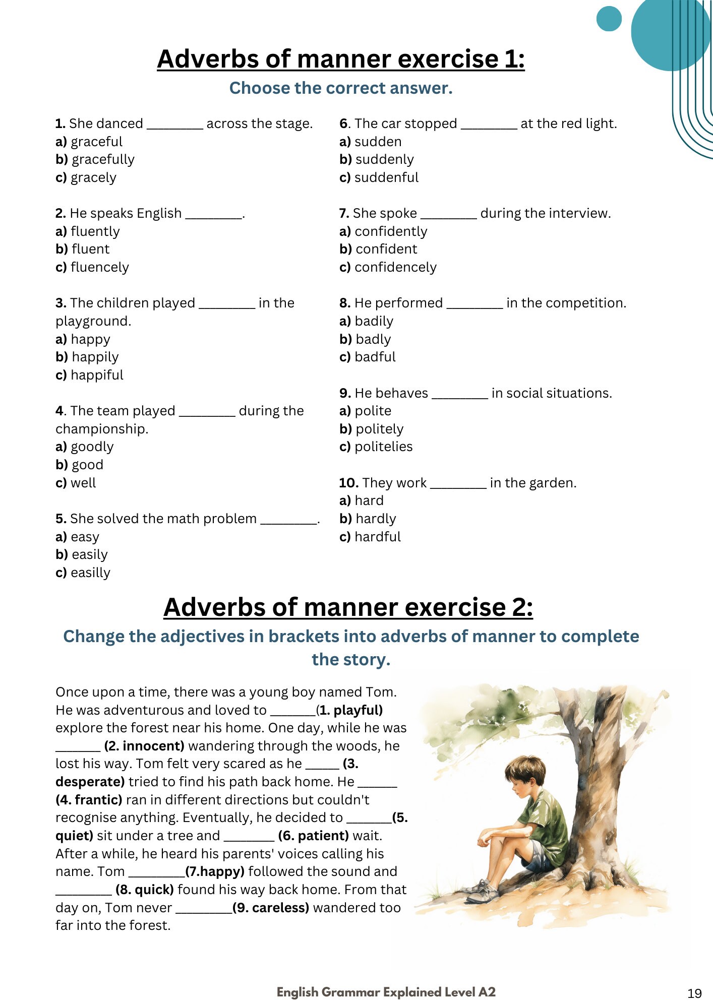 English Grammar Book Level A2 Elementary - English Worksheets (PDF ...