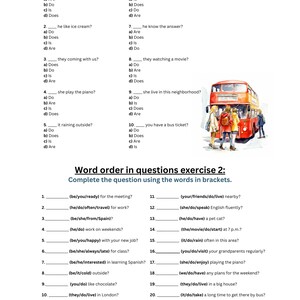 English Present Tenses (printable Worksheets) - Explanations ...