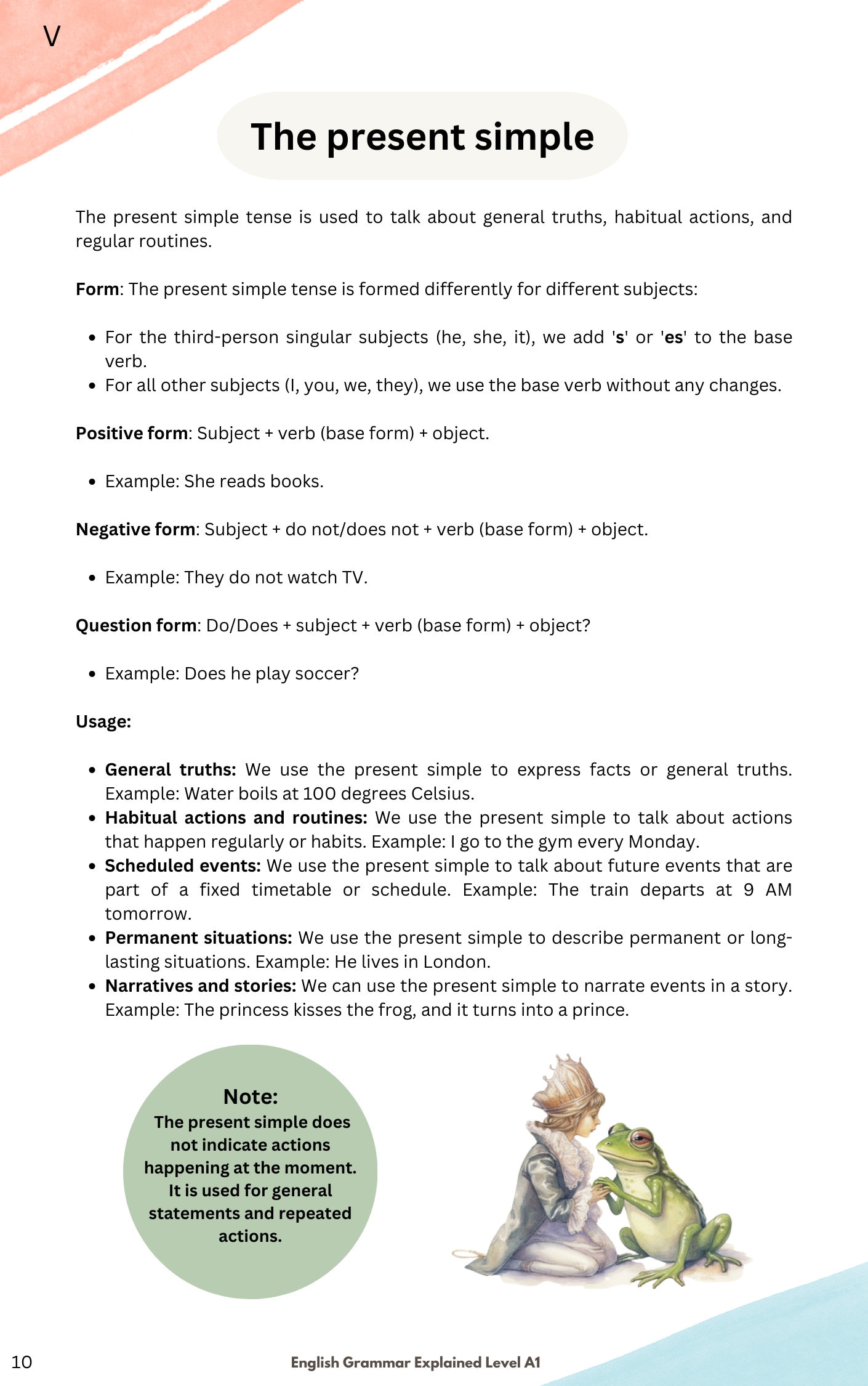 English Grammar Book Level A1 Beginner - English Worksheets (PDF ...