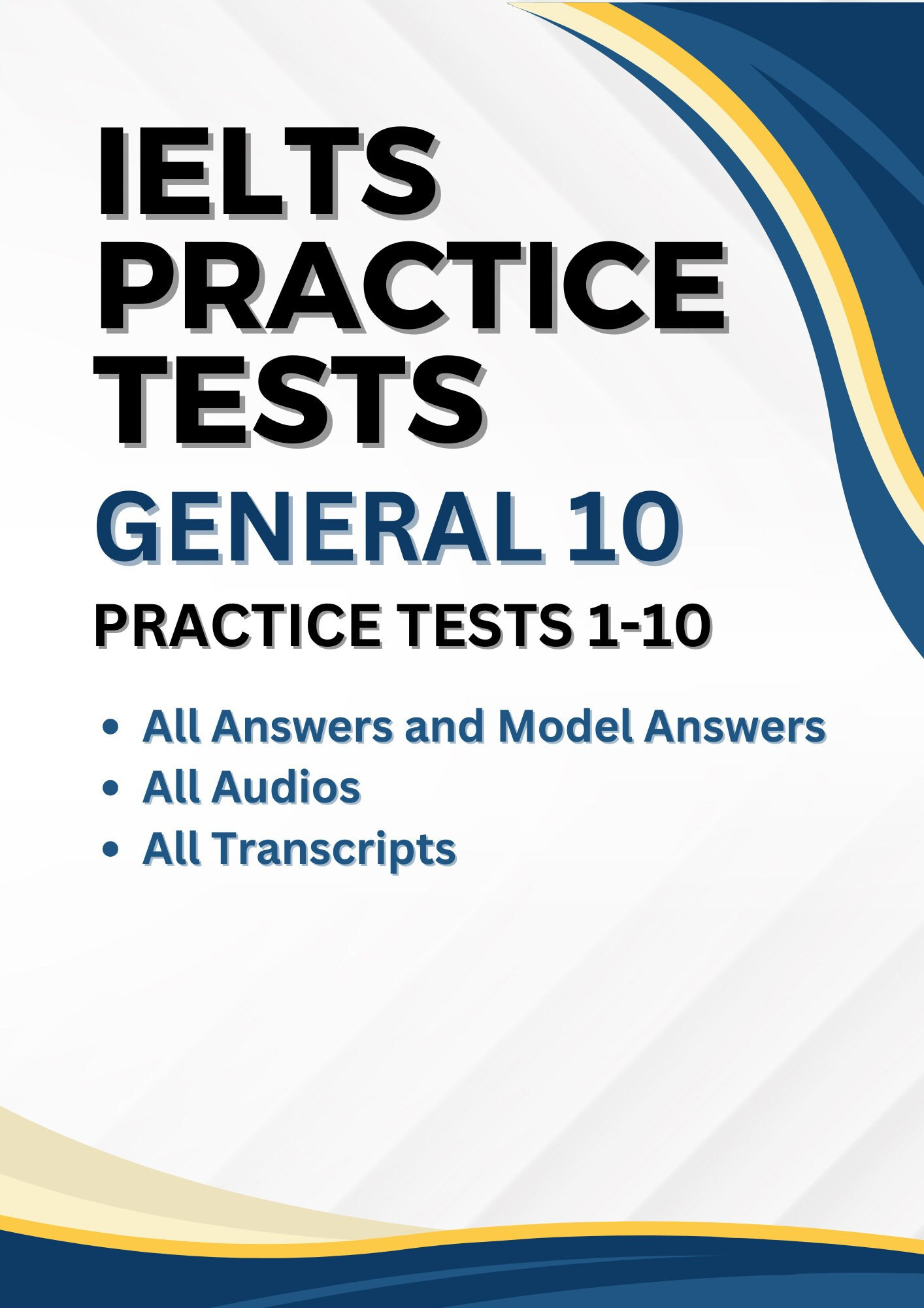 IELTS TESTS - GENERAL 10 - Pdf/mp3 Downloads (answers, Model Answers ...