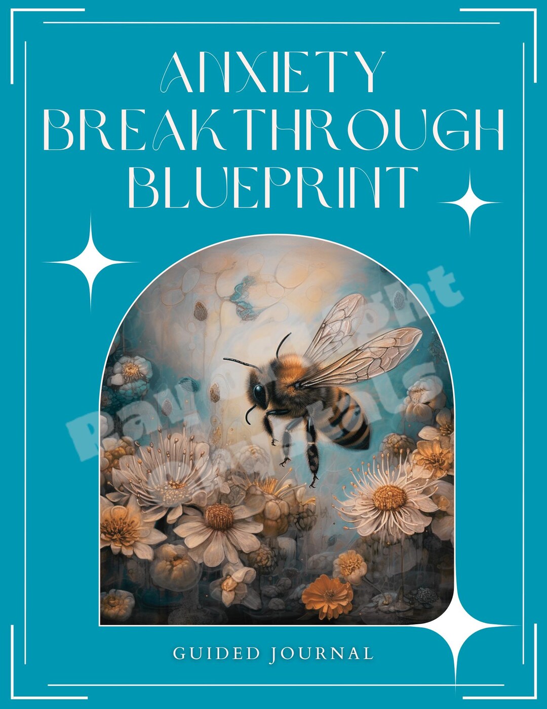 Anxiety Breakthrough Blueprint Journal - Blue | Guided Journal | Self ...