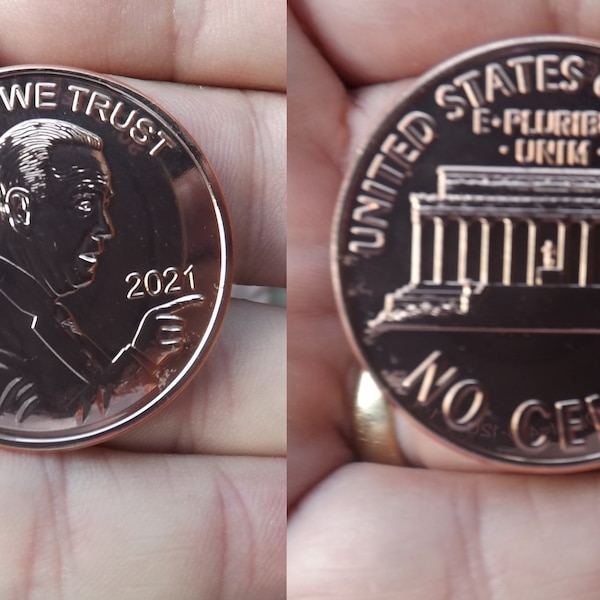 Joe Biden Zero Cent Coin - Etsy