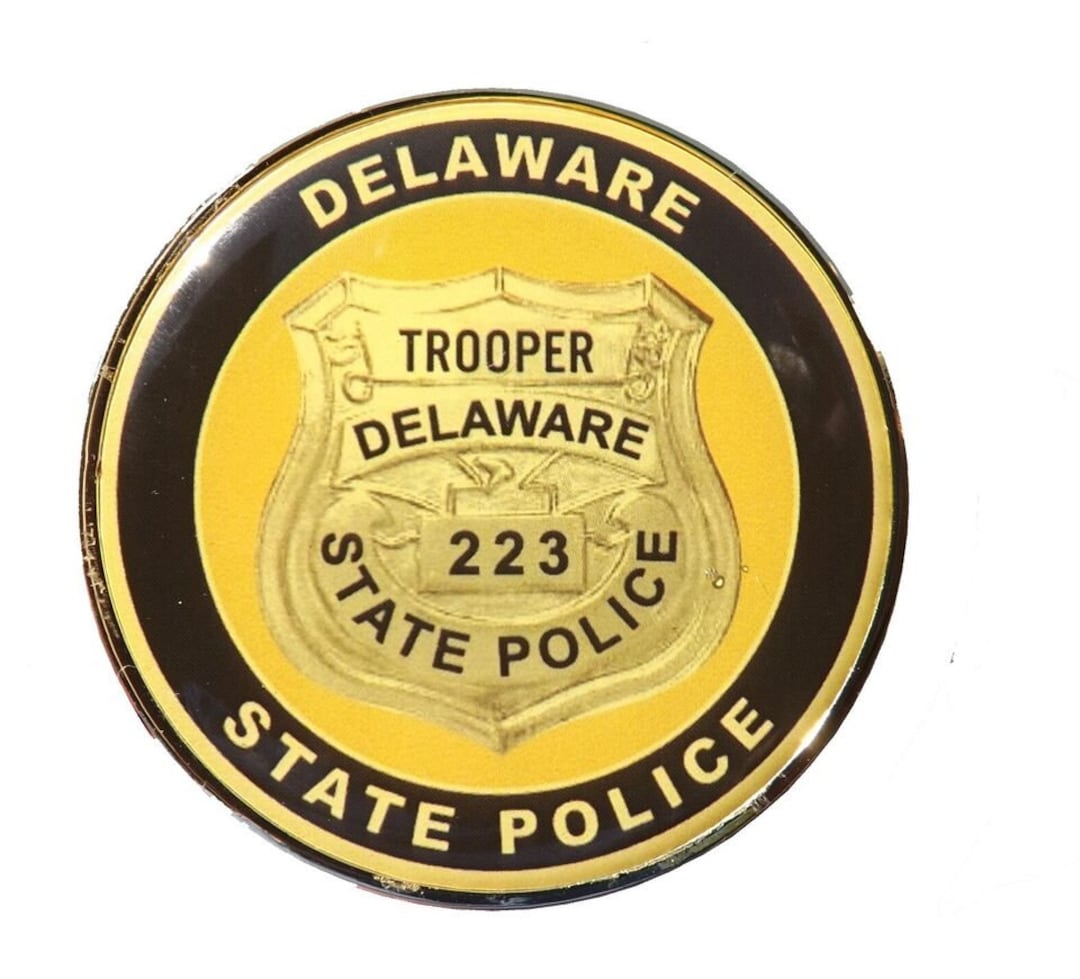 Delaware State Police Trooper Challenge Coin - Etsy