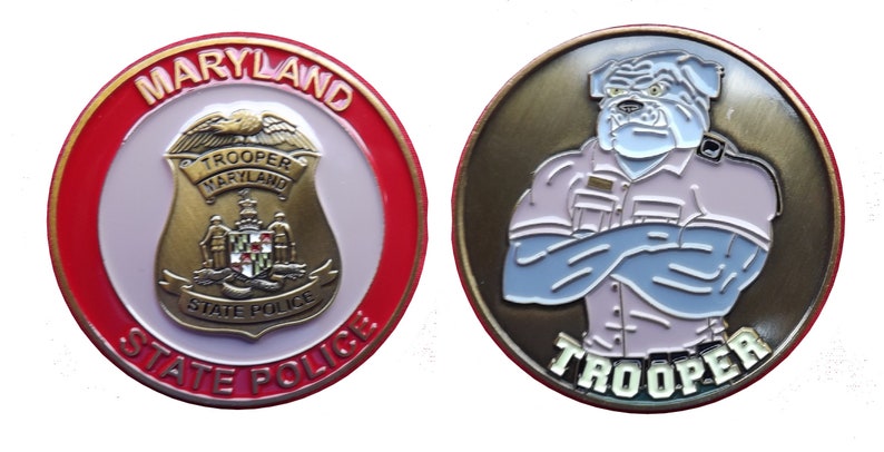 Maryland State Police Trooper Challenge Coin - Etsy