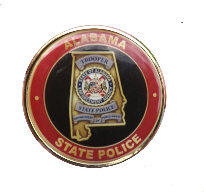 Alabama State Police Trooper Challenge Coin Trooper Challenge Coin - Etsy