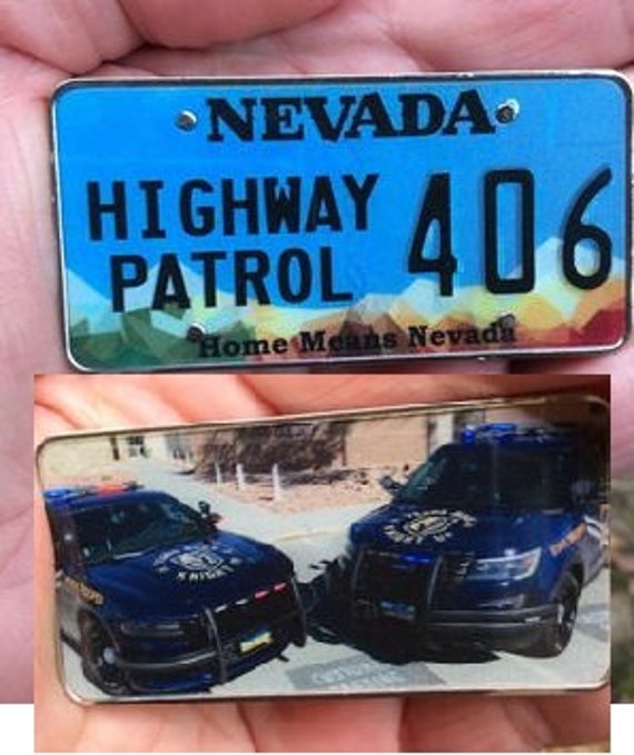 Nevada State Police License Plate SUV Challenge Coin | Etsy