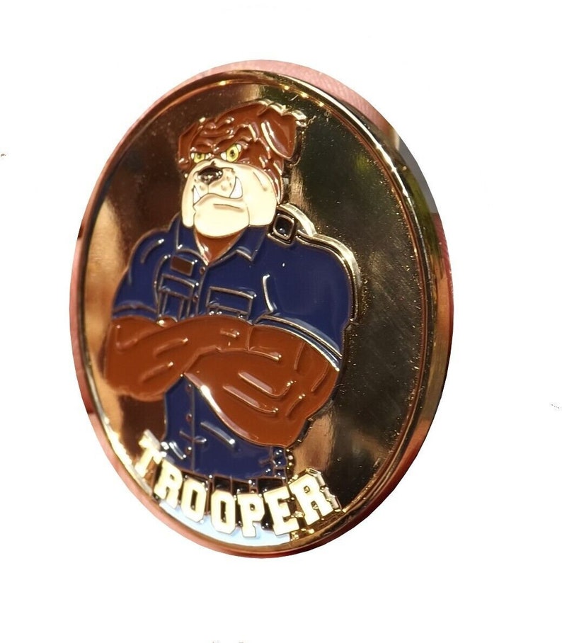 Montana State Police Trooper Challenge Coin Trooper Challenge Coin - Etsy