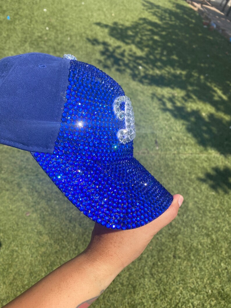 Blinged Out D Los Angeles Dodger Hat - Etsy