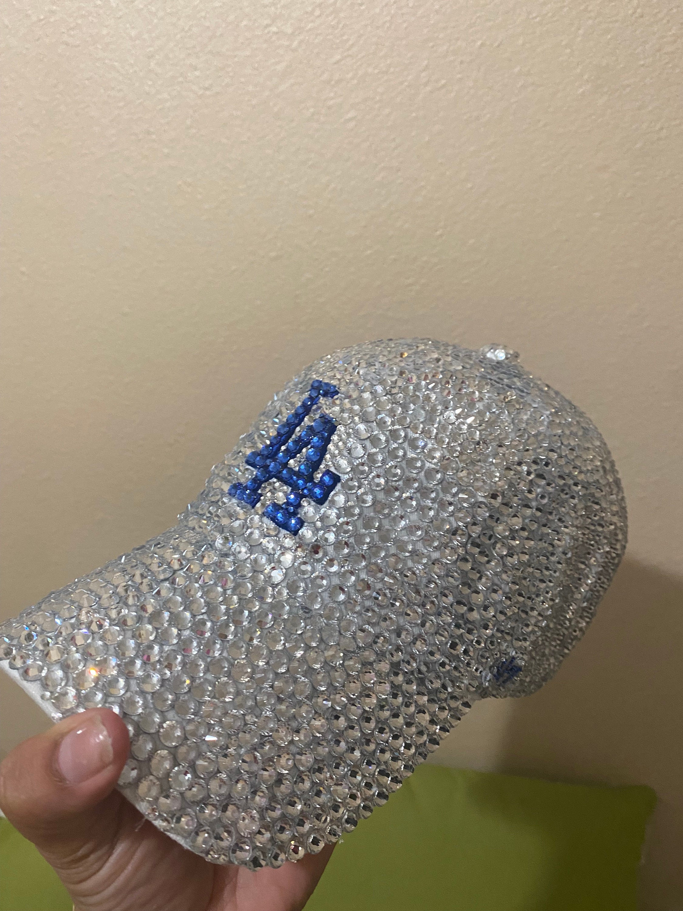 Blinged Out White Dodger Hat - Etsy