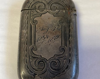 Metal Match Safe | Etsy