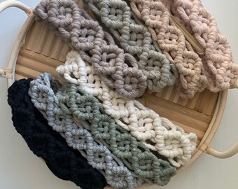 Macrame Headband | Etsy