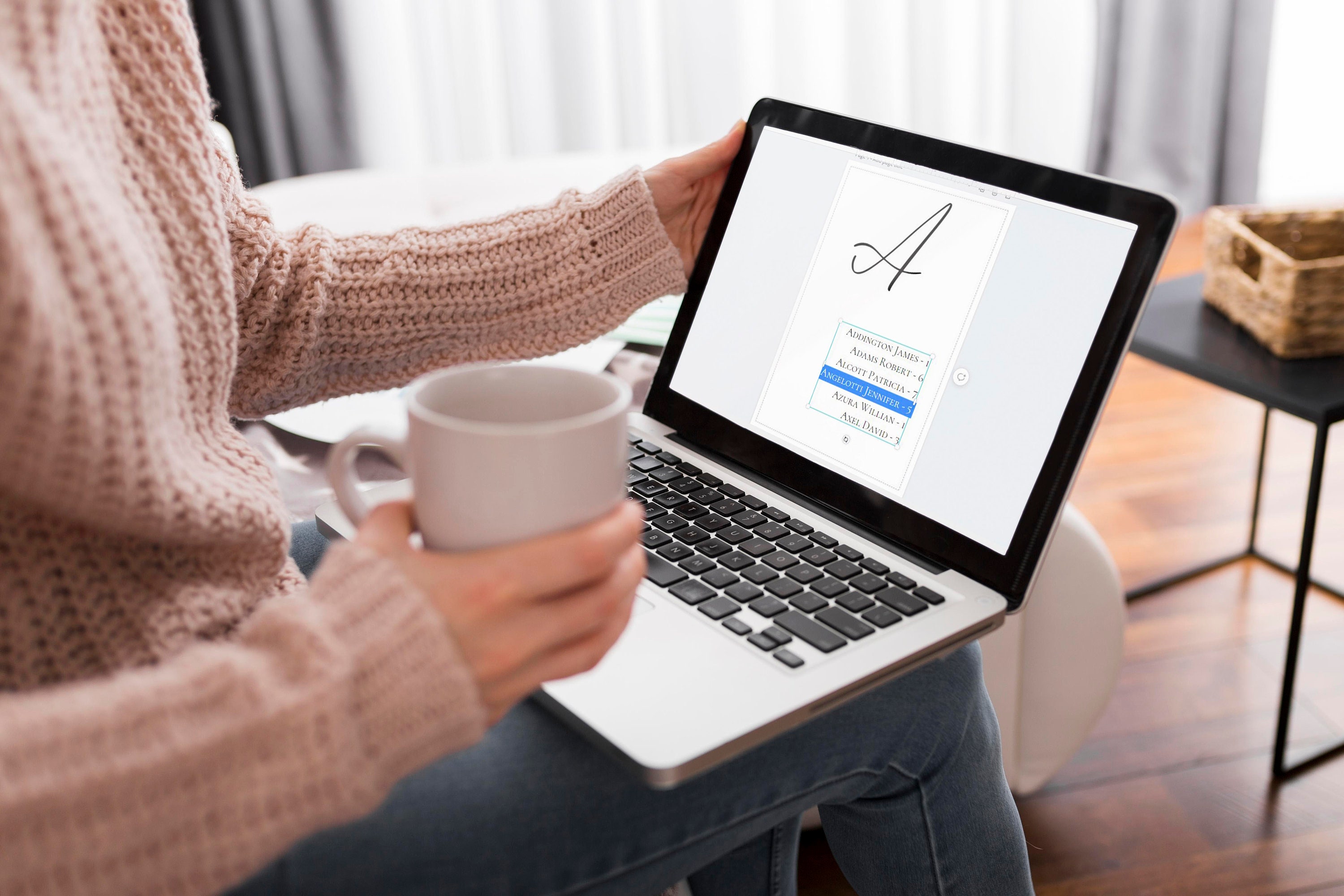 Elegant Seating Chart 4x6 Template, Seating Chart Wedding Template ...