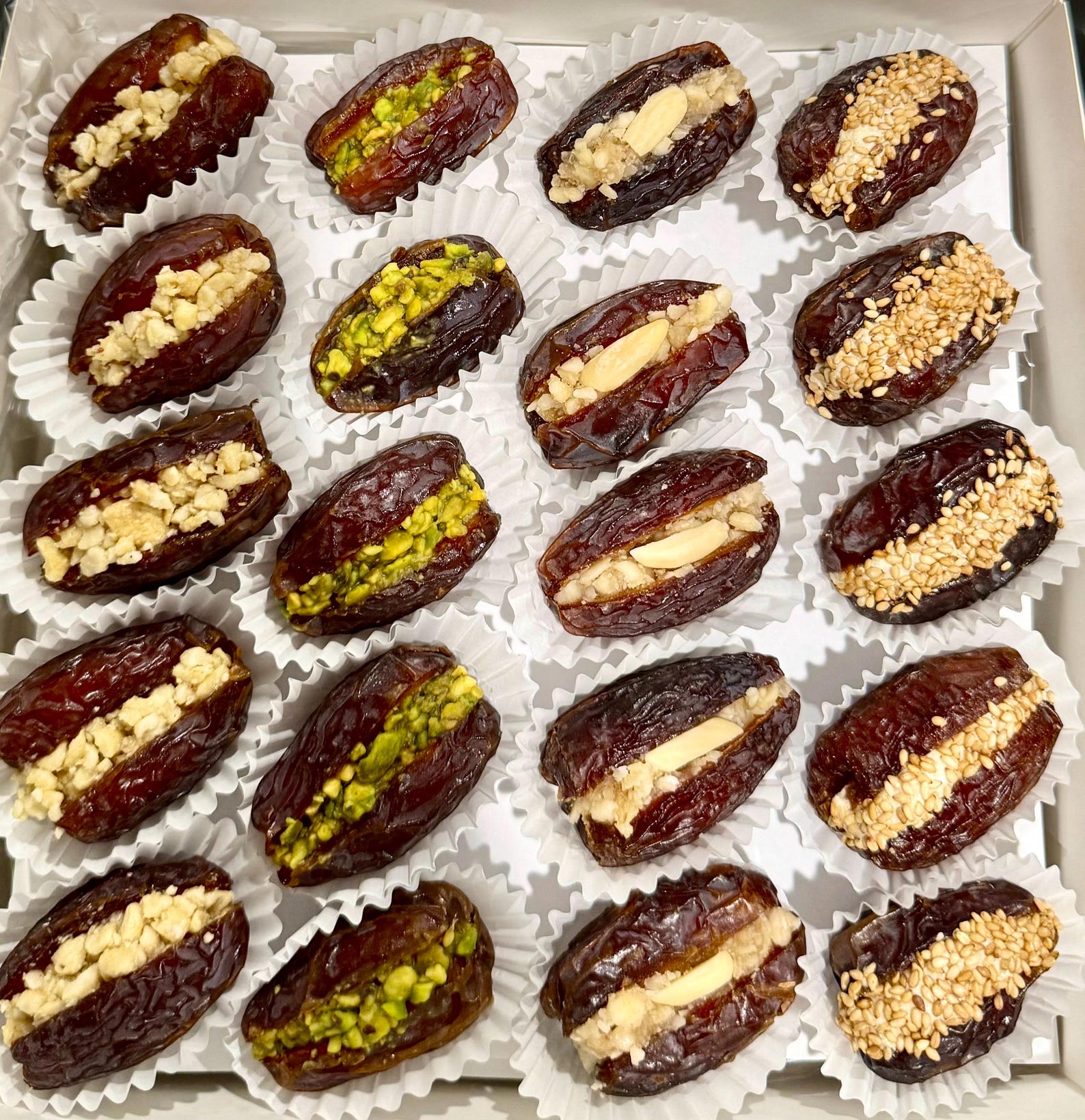 Stuffed Medjool Dates Gift Box: Organic Nuts, Celebration Treats - Etsy