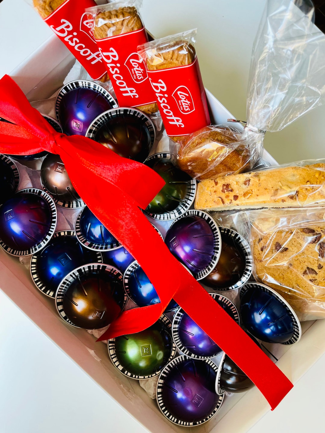 Nespresso Coffee Pods Gift Box: Gourmet Snacks Care Package - Etsy