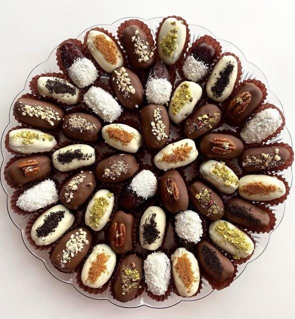 Stuffed Medjool Dates Gift Box: Organic Nuts, Celebration Treats - Etsy