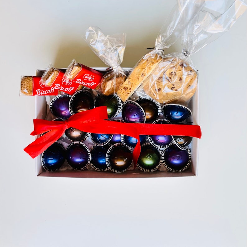 Nespresso Coffee Pods Gift Box: Gourmet Snacks Care Package - Etsy
