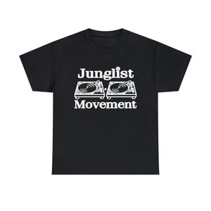 Best Junglist Movement T-shirt White Print Merch Unisex Heavy Cotton ...