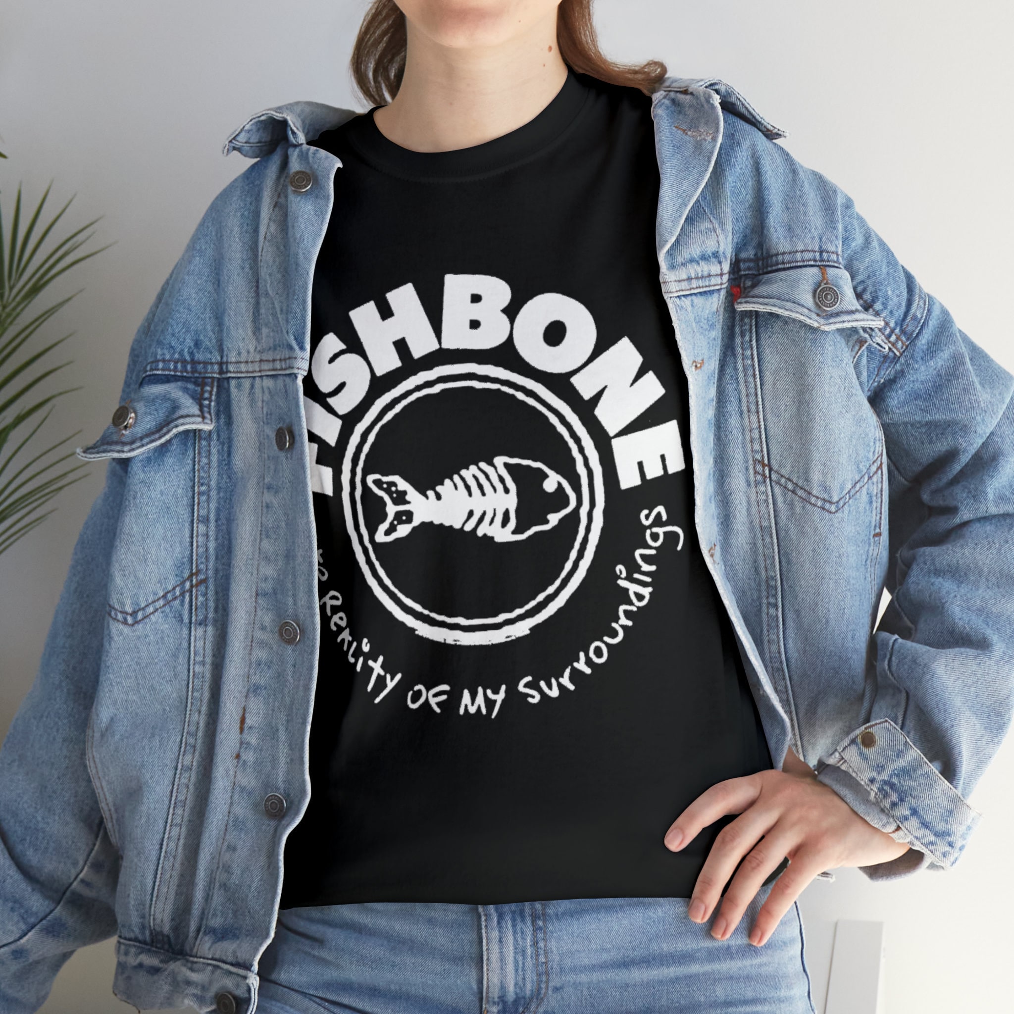 Fishbone Shirt Classic Vintage Fishbone T-shirt America Rock Music Band ...