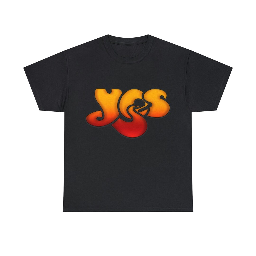 New YES Band Logo Rock Music Legend Mens Black Tshirt Best New Design ...