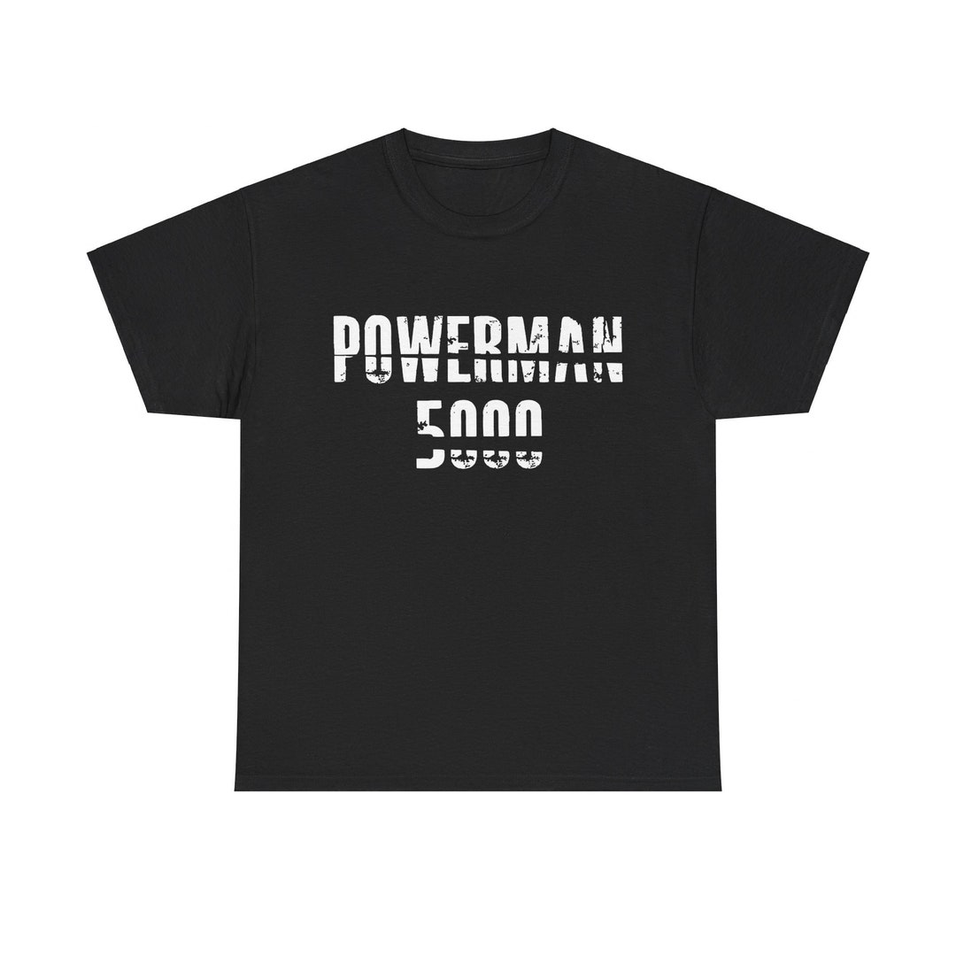 Vintage Powerman 5000 Tour Unisex Gift Shirt, Rock Unisex Heavy Cotton ...