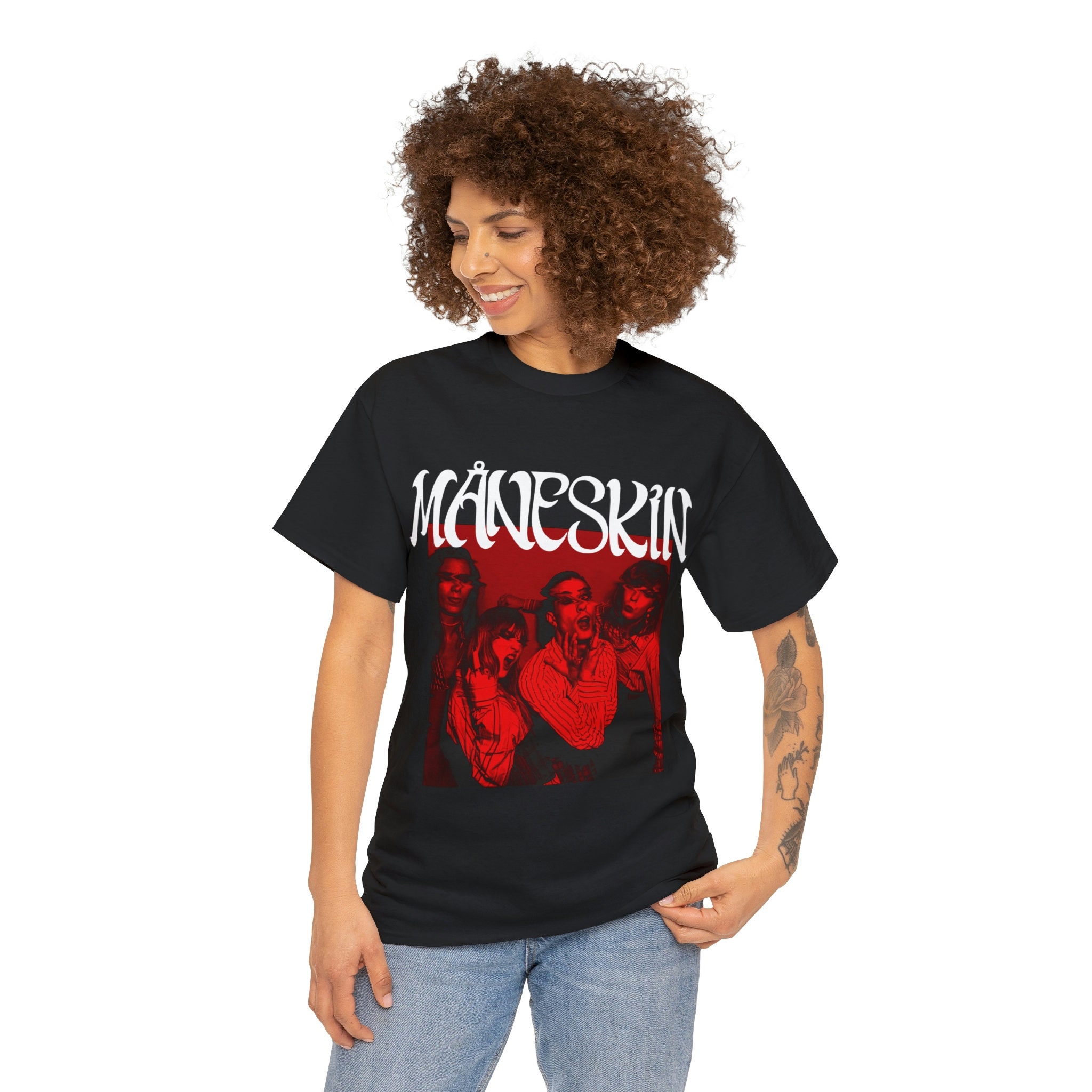 Maneskin T-shirt, Maneskin Band Shirt, Damiano David Maneskin Merch ...
