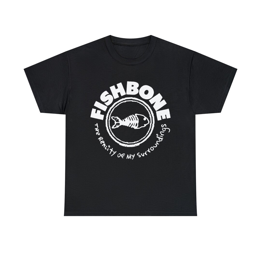Fishbone Shirt Classic Vintage Fishbone T-shirt America Rock Music Band ...