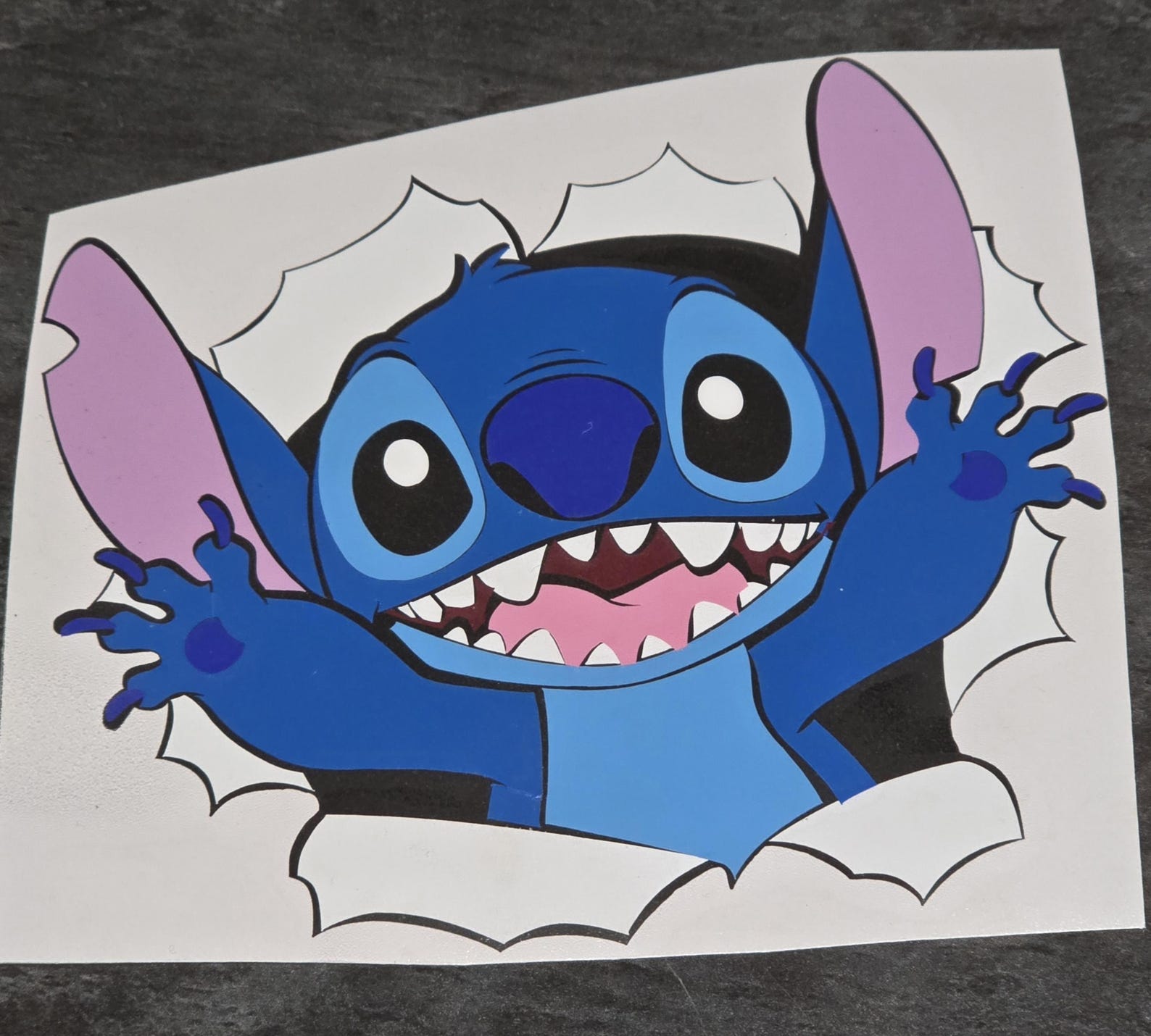 Stitch Vinyl Decal Sticker for Laptop Tumbler Wall or Car - Etsy UK