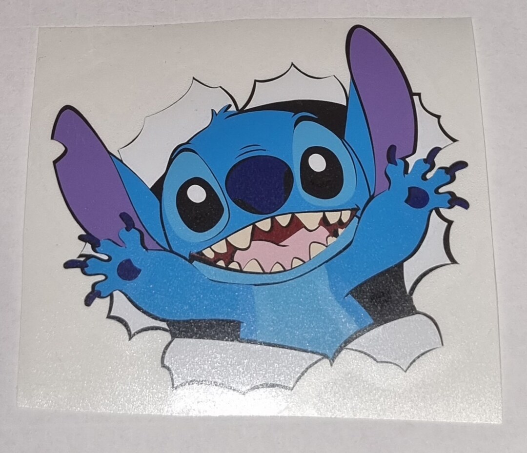 Stitch Vinyl Decal Sticker for Laptop Tumbler Wall or Car - Etsy UK