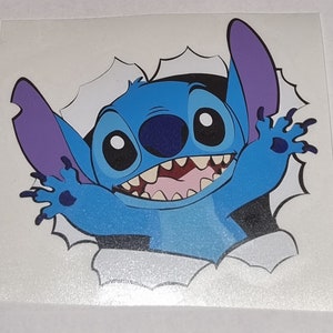 Stitch Vinyl Decal Sticker for Laptop Tumbler Wall or Car - Etsy UK