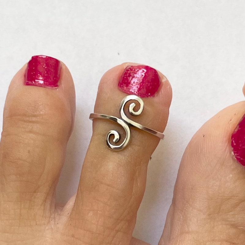 Double Toe Rings - Etsy