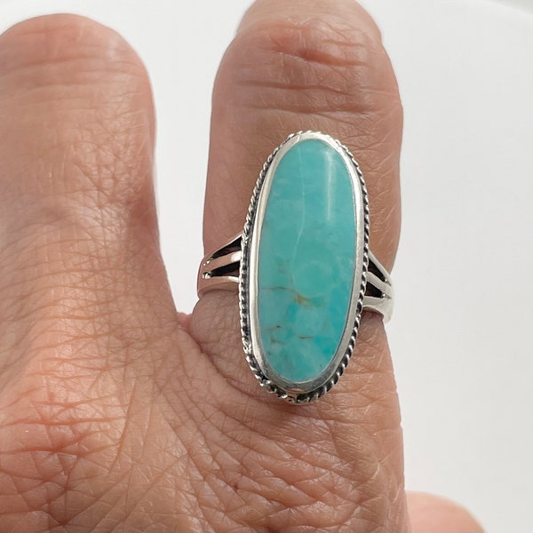 Large Turquoise Ring - Etsy