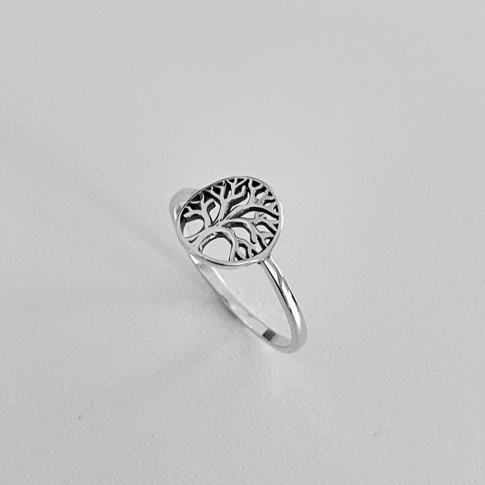 Tree of Life Sterling Silver Ring Family Ring Family Tree - Etsy
