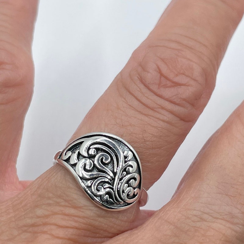 Scroll Rings - Etsy