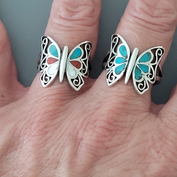 Butterfly Rings - Etsy