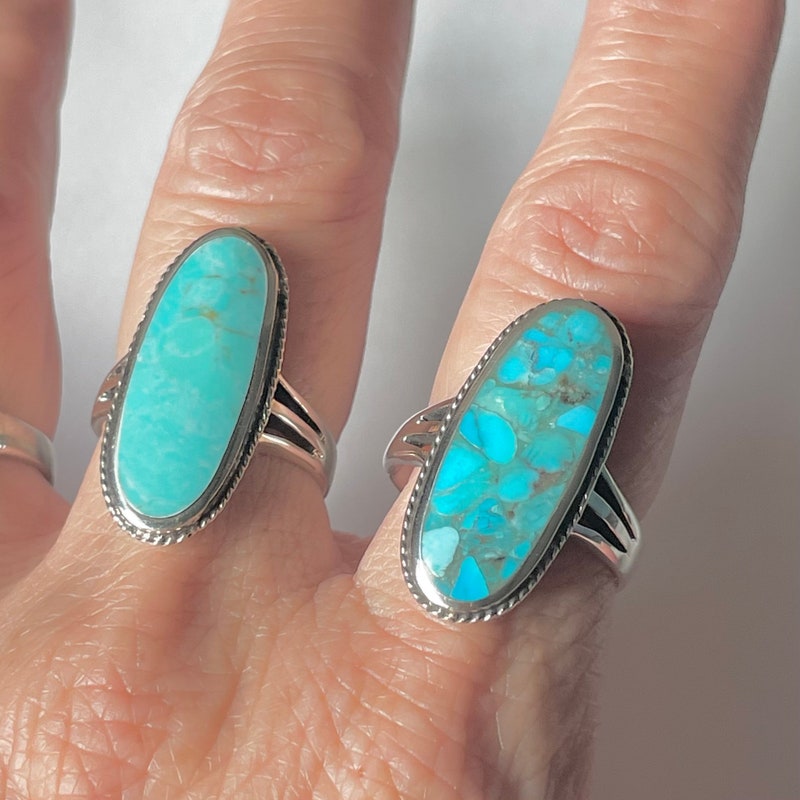 Large Turquoise Ring - Etsy