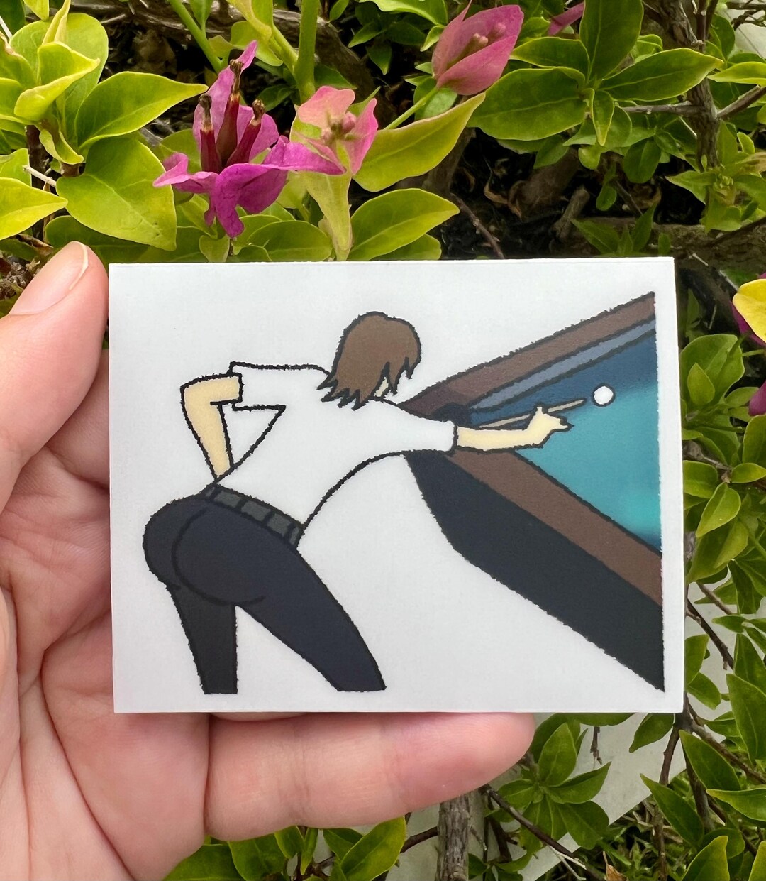 2.0 Thicckechi Clear Matte Sticker | Car Safe - Etsy