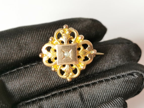 Antique French Brooch from the 1900s-10s artisanal ha… - Gem
